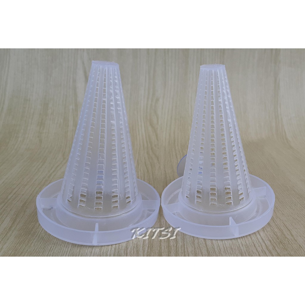 Long Cone Silk Worm Funnel Container / LARGE TYPE Stick-On Silk Worm ...