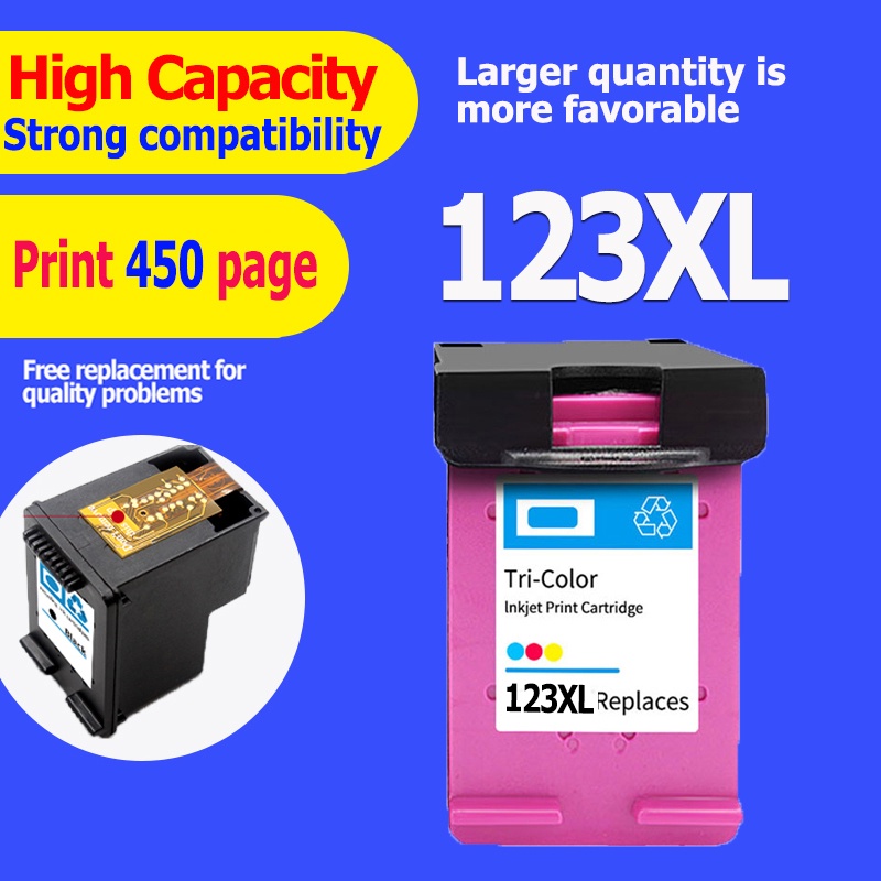 HP 123XL ink HP123XL refillable ink cartridge Compatible for HP 1111 ...