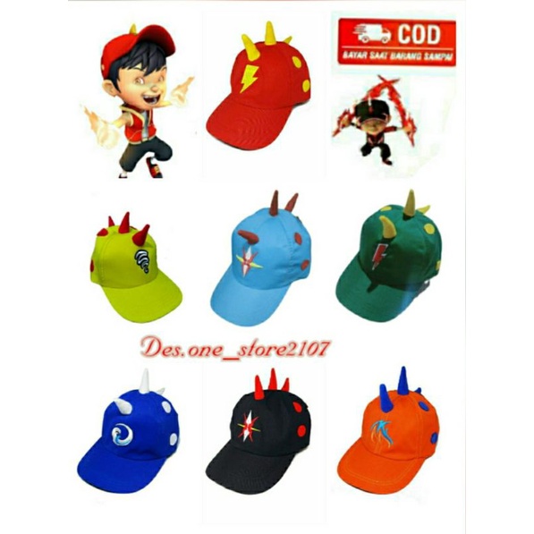 Boboiboy Hat Horn Boboiboy Hat Boys boboy Hat Cowboy Hat boboyboy Hat ...
