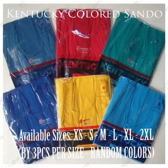 Kentucky Colored Sando for Adult | Shopee Philippines