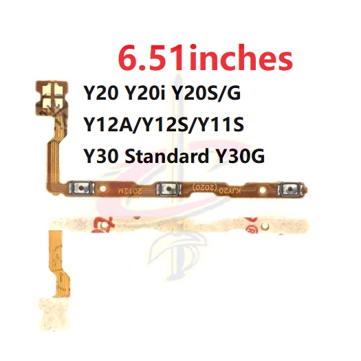 Power button for vivo Y20 Y20i Y20S G Y12S Y11S Y12A Y30 Standard Y30G ...