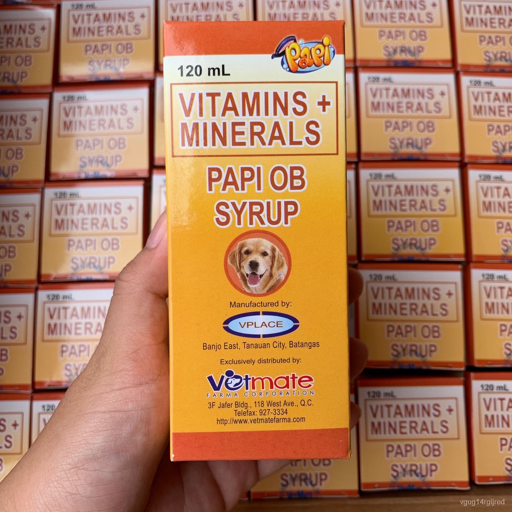 Papi OB Syrup for Pregnant & Lactating Pets (120ml) | Shopee Philippines