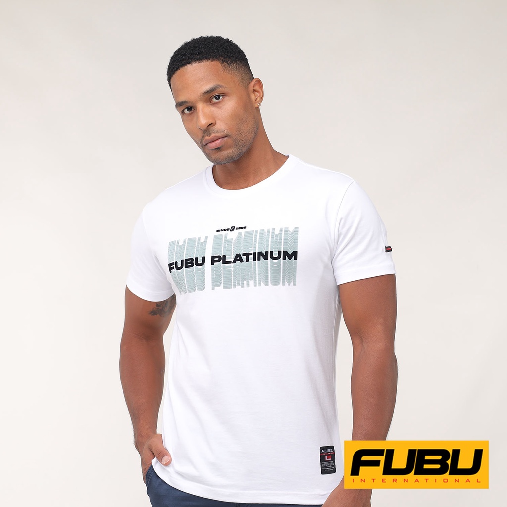 Fubu Round Neck Muscle Fit FBT01B-2970 (White) | Shopee Philippines