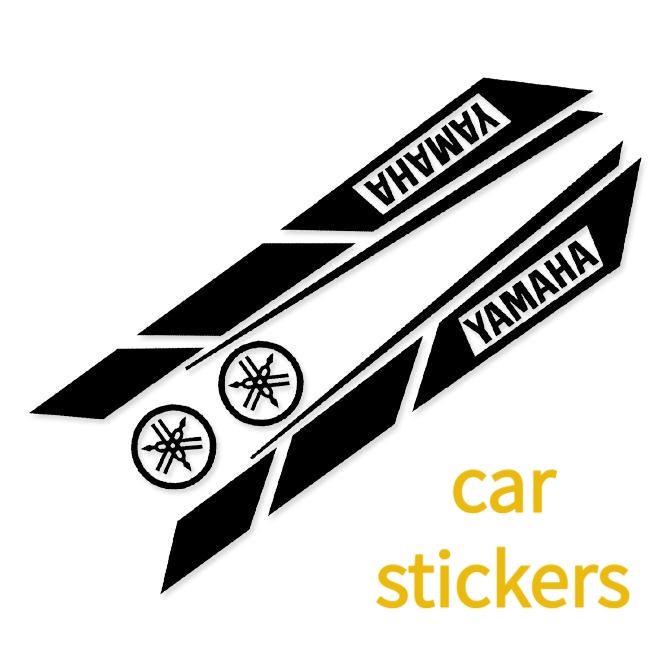 Yamaha Stickers Car Reflective Sticker Waterproof Motorbike Sticker ...