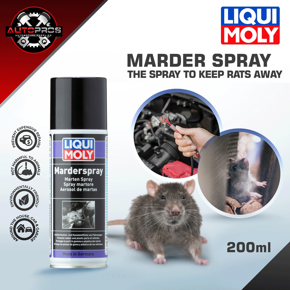 LIQUI MOLY Marder Spray 200ml ( ANTI-RAT SPRAY ) | Shopee Philippines