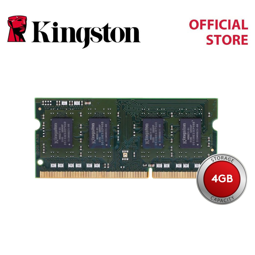 Kingston RAM 4GB DDR3L 1600MHz CL 11 204 Pin SODIMM Laptop Memory ...