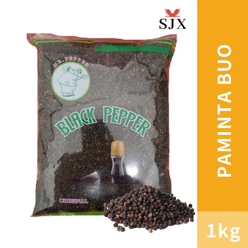 1kg Black Pepper Whole / Paminta Buo/ Whole Pepper - Pepper ️ Spice ...