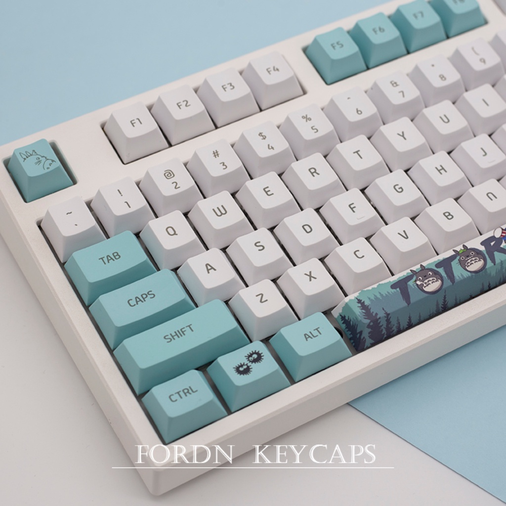 Chinchilla PBT Keycaps Cherry Outline Is Suitable for 61 / 87 / 104 Key ...