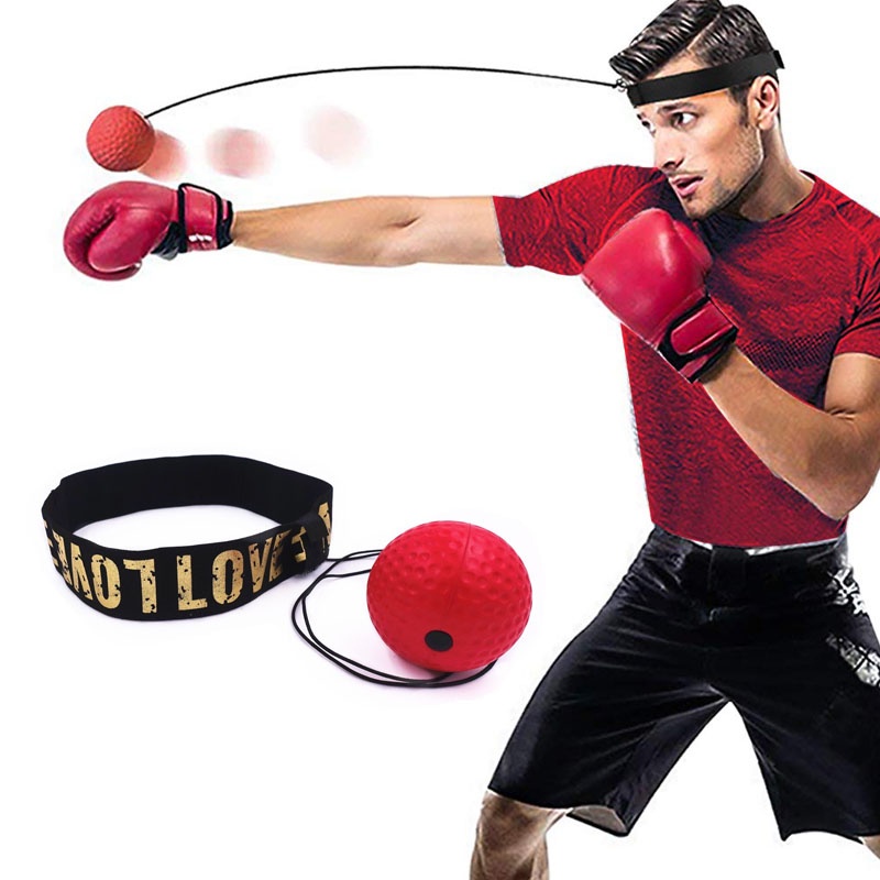 Boxing Reflex Speed Punch Ball MMA Sanda Boxer Raising Reaction Force ...