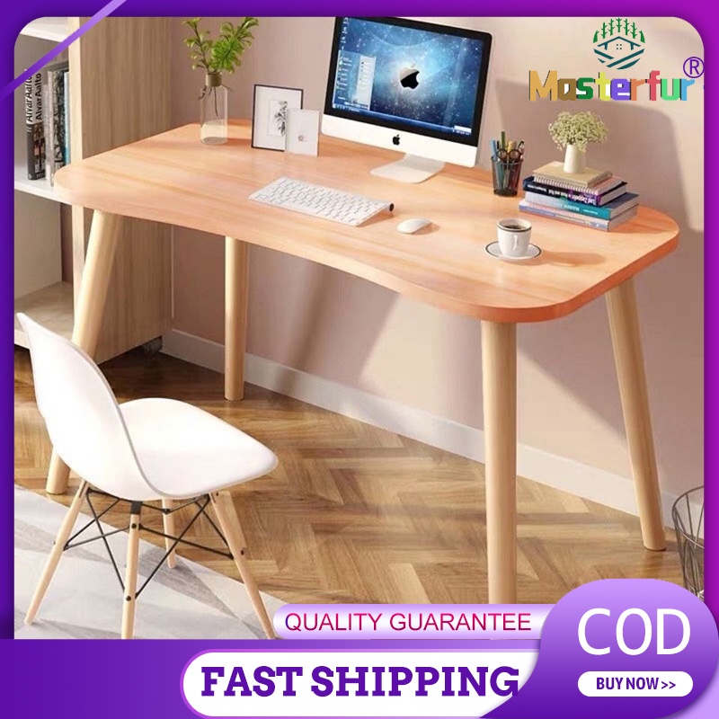 〽️COD〽️ Nordic Study table Computer table 100CM PC Table Simple Modern ...