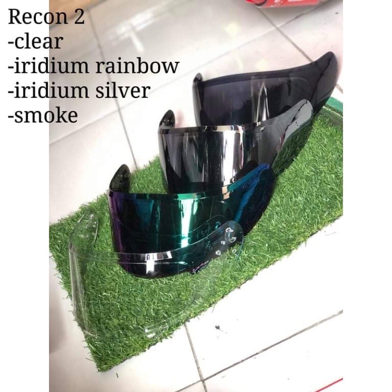 SPYDER RECON 2 IRIDIUM SILVER / BLUE / CLEAR / SMOKE LENS VISOR ...