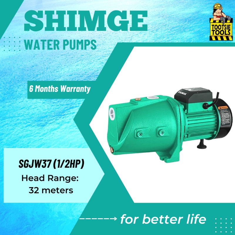 SHIMGE Jet Pump SGJW37 (1/2HP) | Shopee Philippines