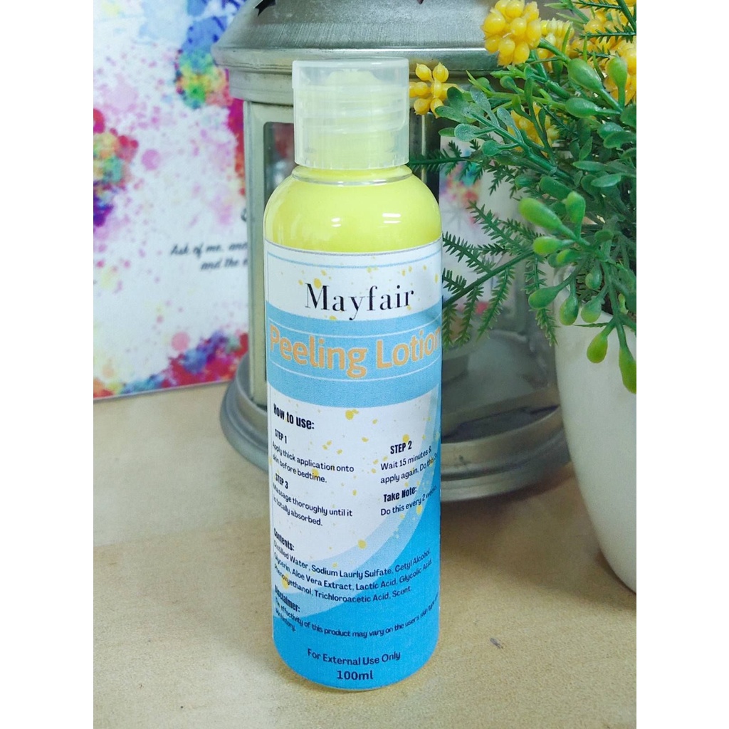 Mayfair Yellow Lotion w/ Peeling 100ml Smoothen Anti Aging Scar ...
