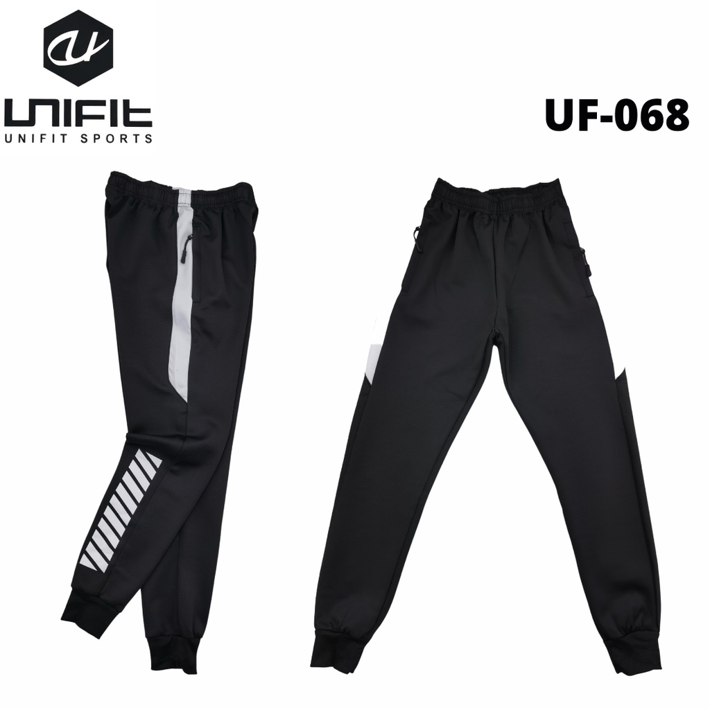 UNIFIT Men's Joggers Pants Training Sports Jogging Track Silk Spandex ...