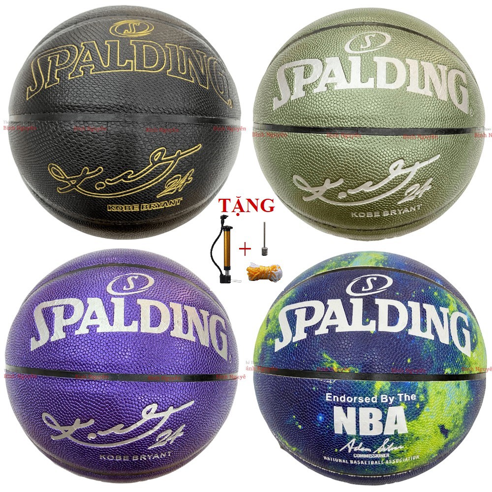 Spalding Kobe Bryant PU leather basketball size 7 [Free 7+Kim+ bag ...