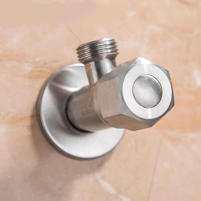 RCG SUS304 Stainless Steel One Way Angle Valve 1/2" Angle Valve With ...