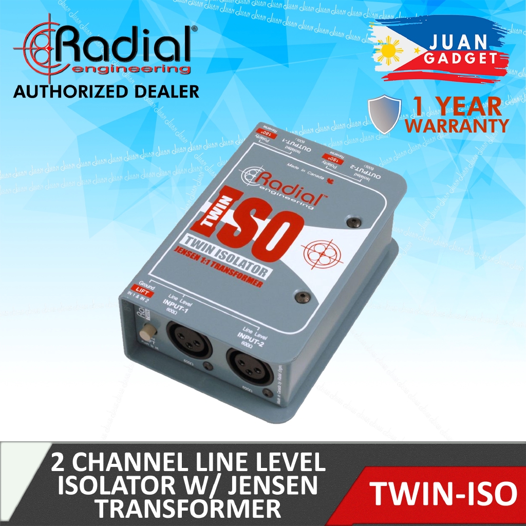 [CLEARANCE] Radial Engineering Twin-Iso - Two Channel Balanced Line ...