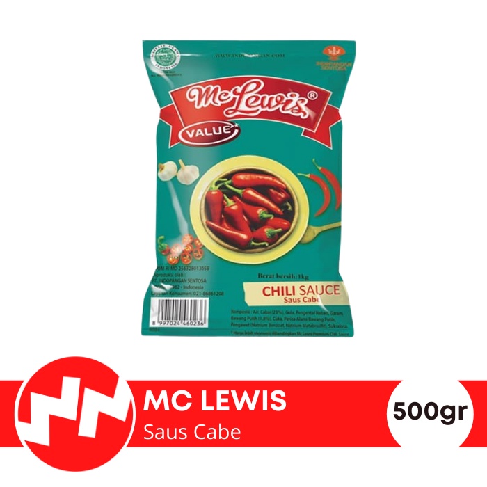 Mclewis Chili Sauce 500gr | Shopee Philippines