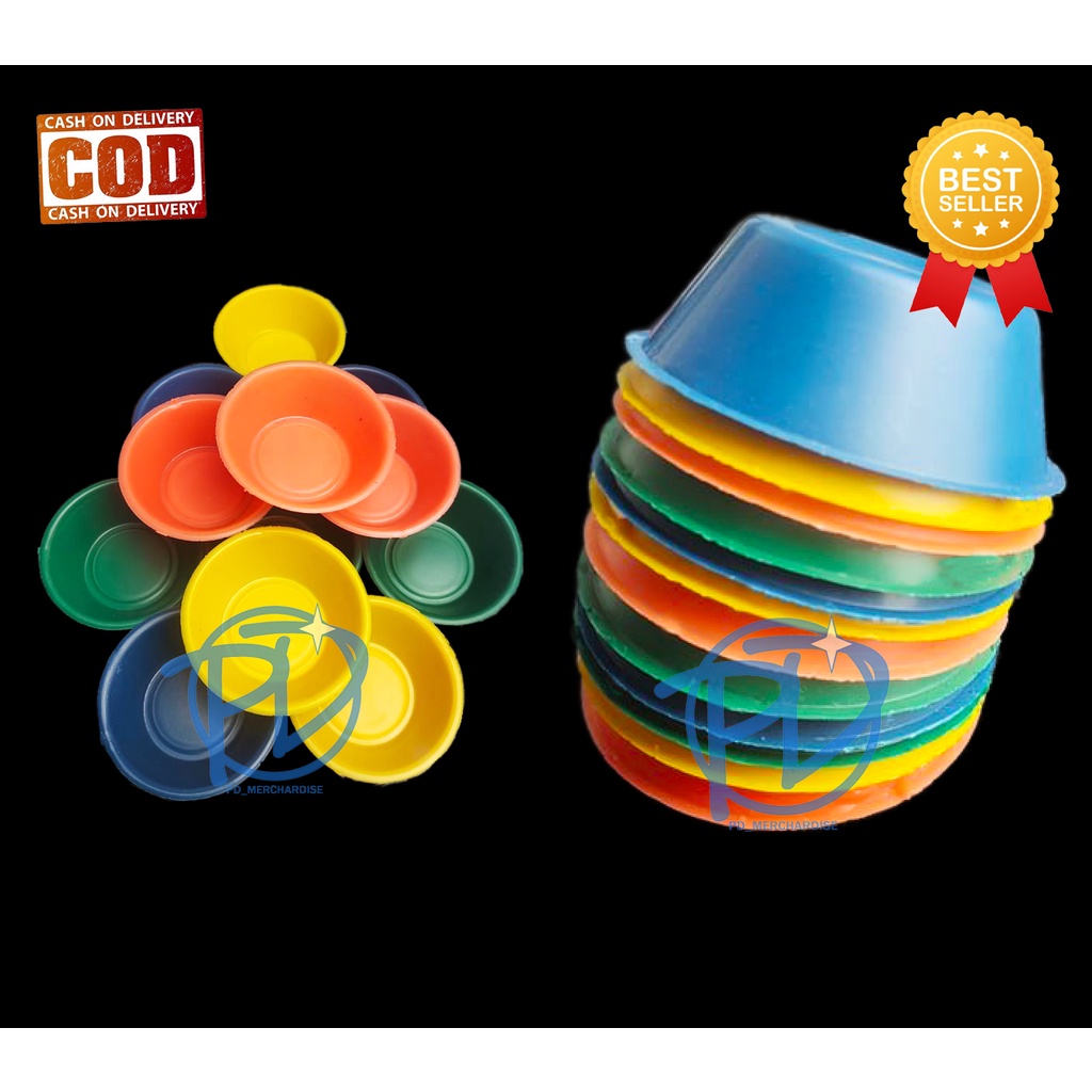 COD PD 12pcs / 1 Dozen Large Puto Molder Assorted Colors (7.7cm) Cake ...