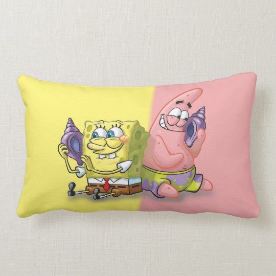 SPONGEBOB CHARACTERS MINI PILLOWS 8 INCHES x 11 INCHES | Shopee Philippines