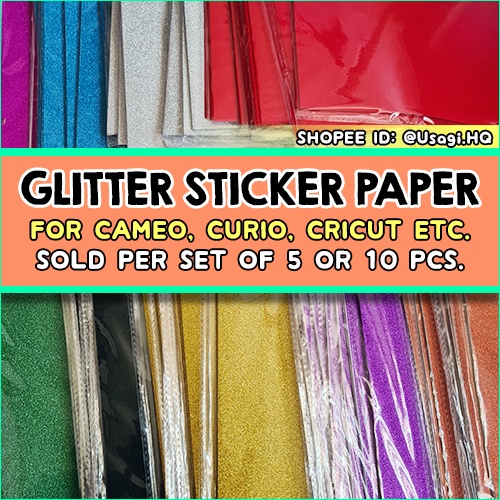 Imported Glitter Sticker Paper (A4/80 GSM/Per 5's or 10's) | Shopee ...