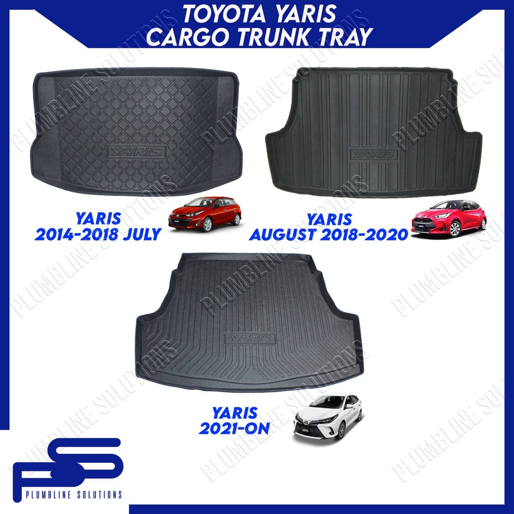 Trunk Tray for Toyota Yaris 2014 - 2018 July / August 2018 - 2022 / ...