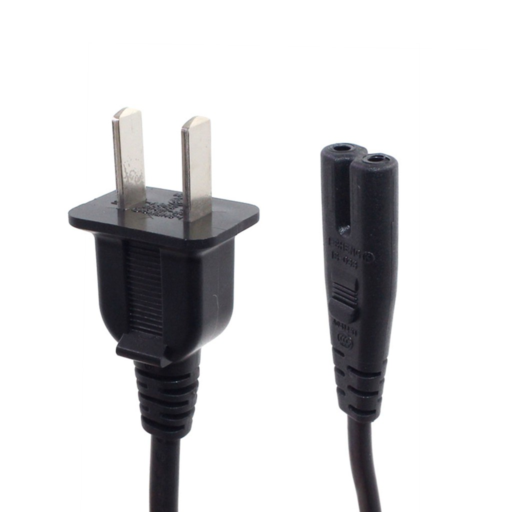US 2pin to C7 Figure 8 AC Plug Power Extension Cable for home Charing ...