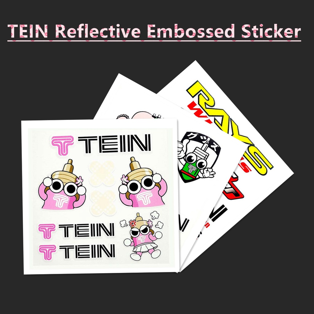 TEIN Car 3D Sticker Motorcycle Sticker Bike Sticker Body Sticker ...
