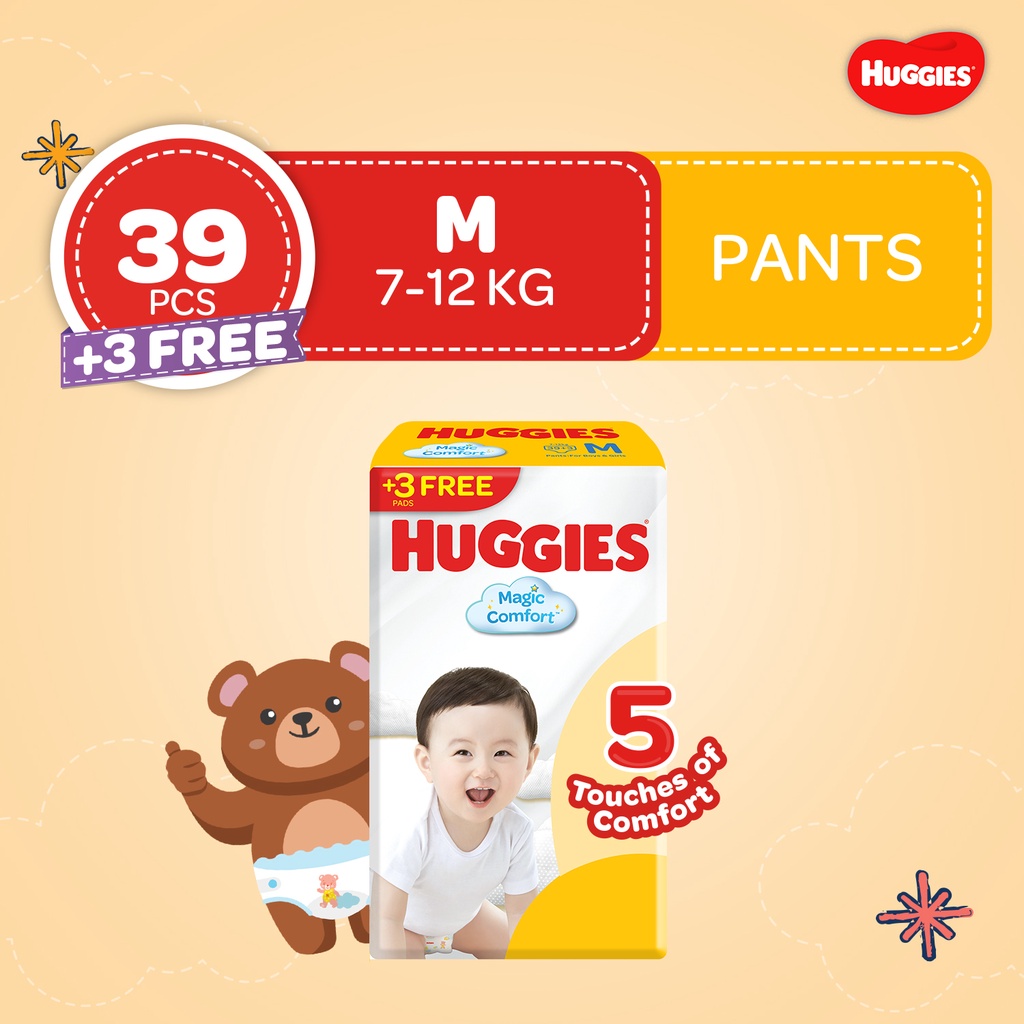 Huggies Magic Comfort Jumbo Medium - 42 pcs | Shopee Philippines