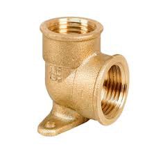 Female Wall Plated 1/2" Threaded Elbow (Brass) | Shopee Philippines