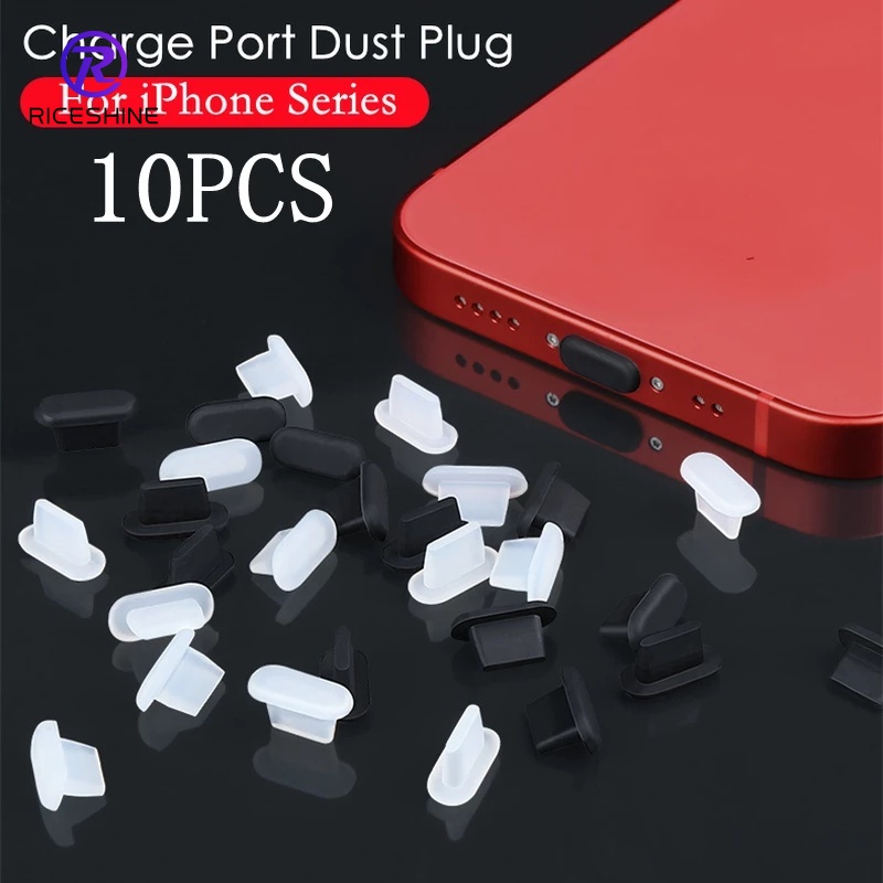 10Pcs Silicone Anti Dust Plug/ Mobile Phone Charging Port Protective ...