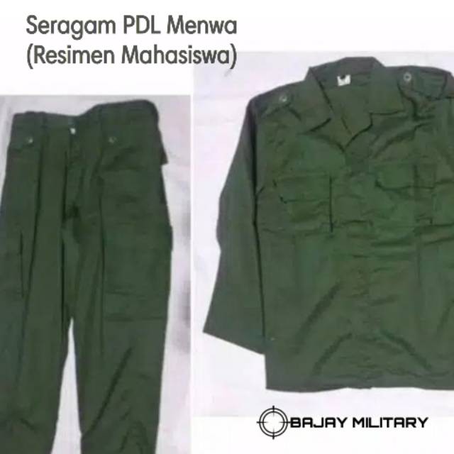 HIJAU QS ARMOR MILITARY PDL Green Training Uniform ARMY Menwa Pomo ...