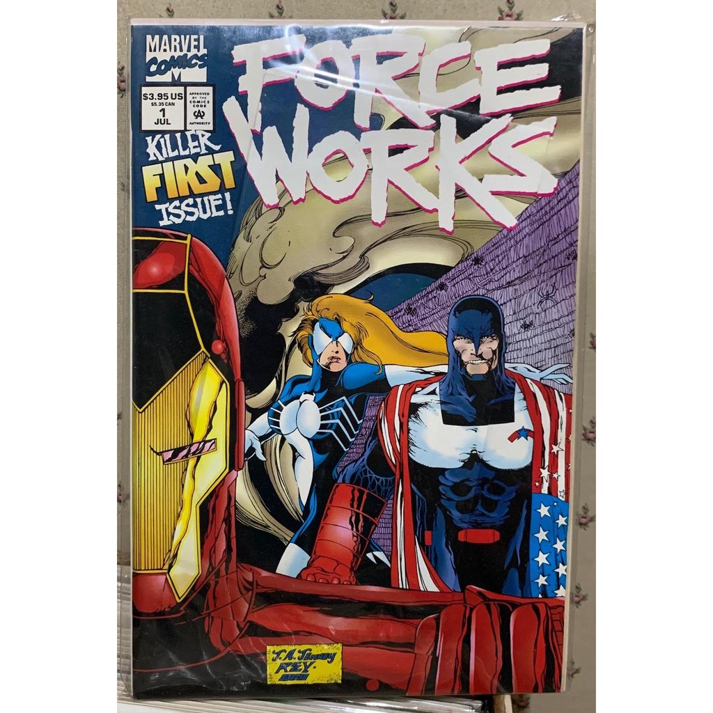 Marvel Comics: 1994 - Force Works #1 - Pop Up Cover - Iron Man USAgent ...