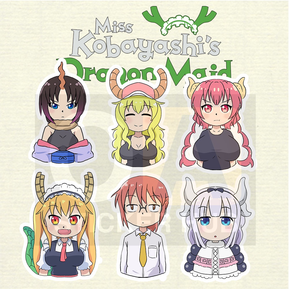 Miss Kobayashi's Dragon Maid Fan art sticker pack | Shopee Philippines