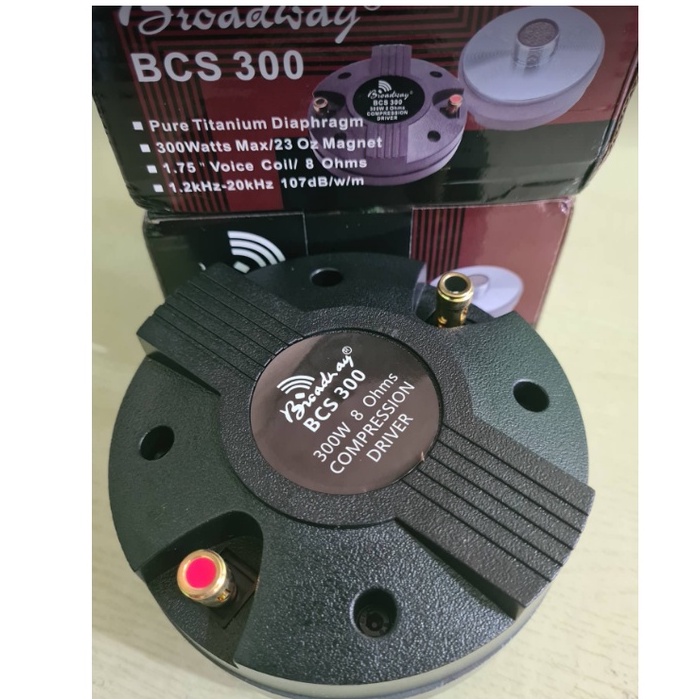 300 Watts Compression Driver Unit Broadway tweeter Pure Titanium ...