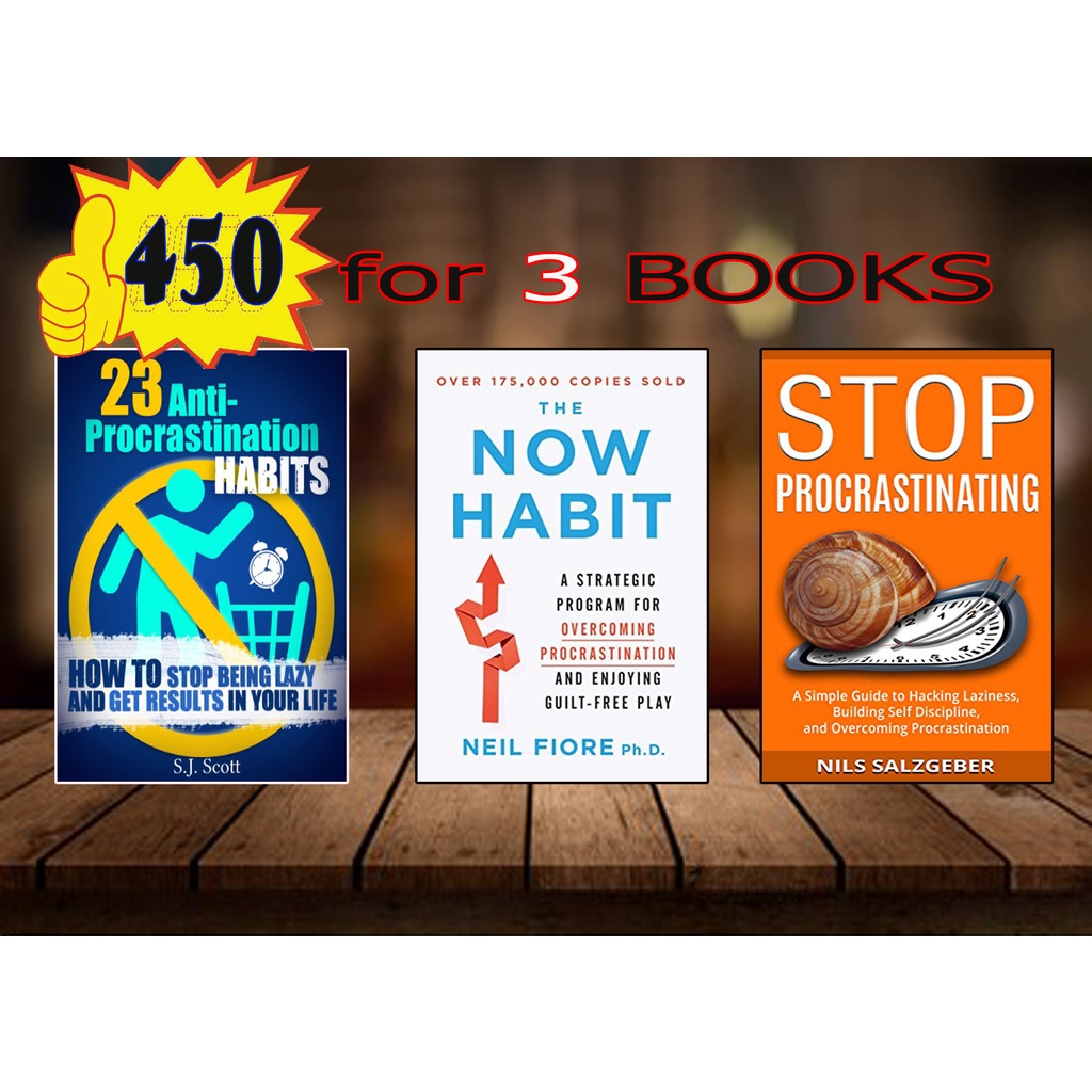 23 ANTI PROCRASTINATION HABIT,NOW HABIT,STOP PROCRASTINATING | Shopee ...