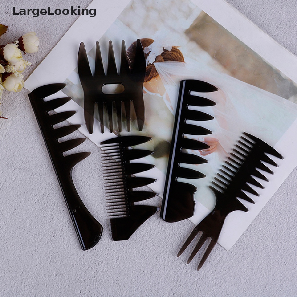 LargeLooking Oil Hair Comb Wide Teeth Hair Comb Classic Oil Slick ...