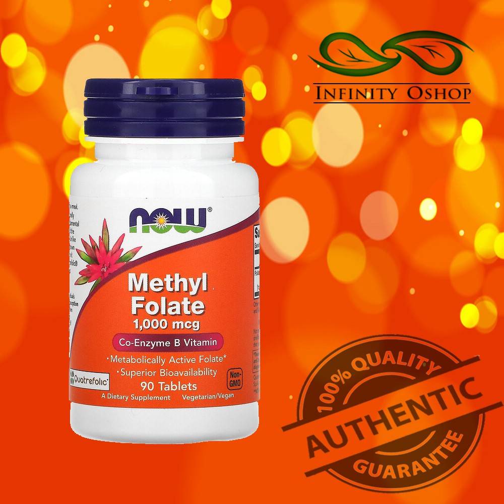 Now Foods, Methyl Folate, 1,000 mcg, 90 Tablets | Shopee Philippines
