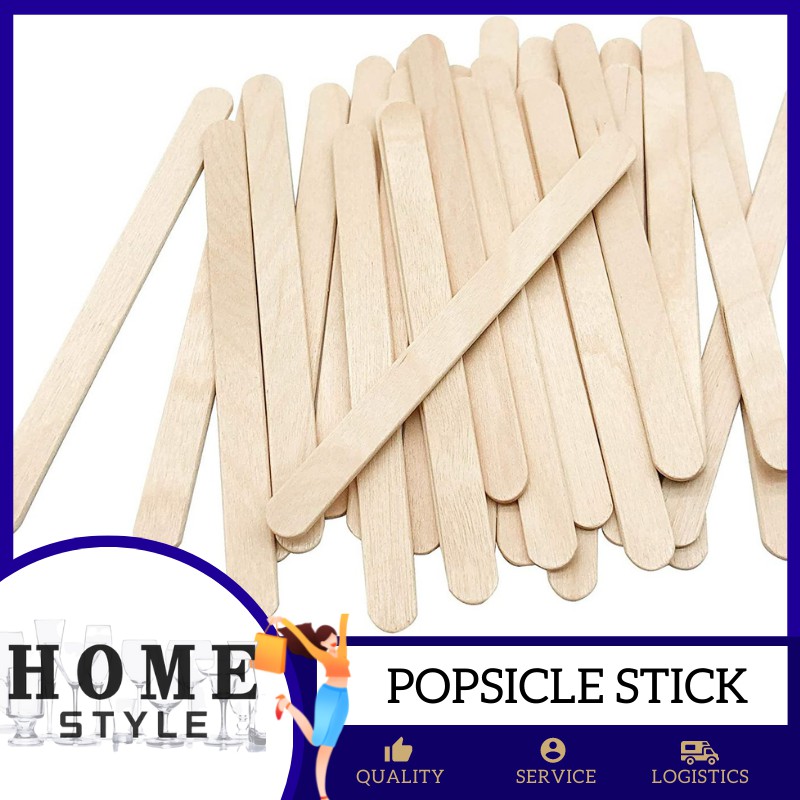 Home Style 50pcs Popsicle Stick Plain Good for Arts | Shopee Philippines