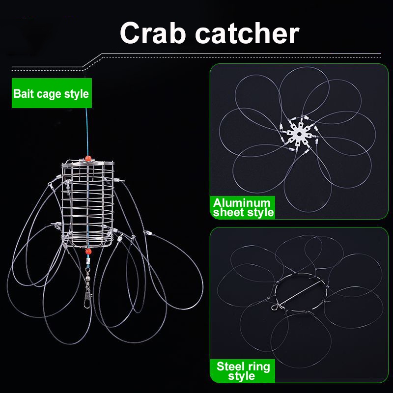 3 New types of crab traps hairy crab tools sea crab lobster bait traps ...