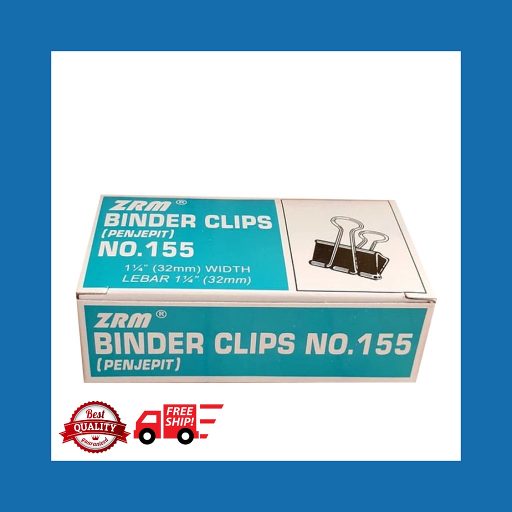 Binder CLIP 105 ZRM (12 PCS) | Shopee Philippines