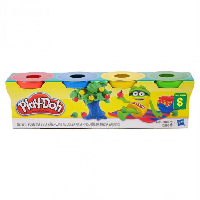 play-doh 4PC Modeling Clay Set Red Blue Green Yellow play doh Dough ...