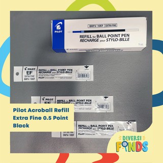 Pilot Acroball White Series, Acro 300, Acro 1000 Refill Fine 0.7, EF 0. ...