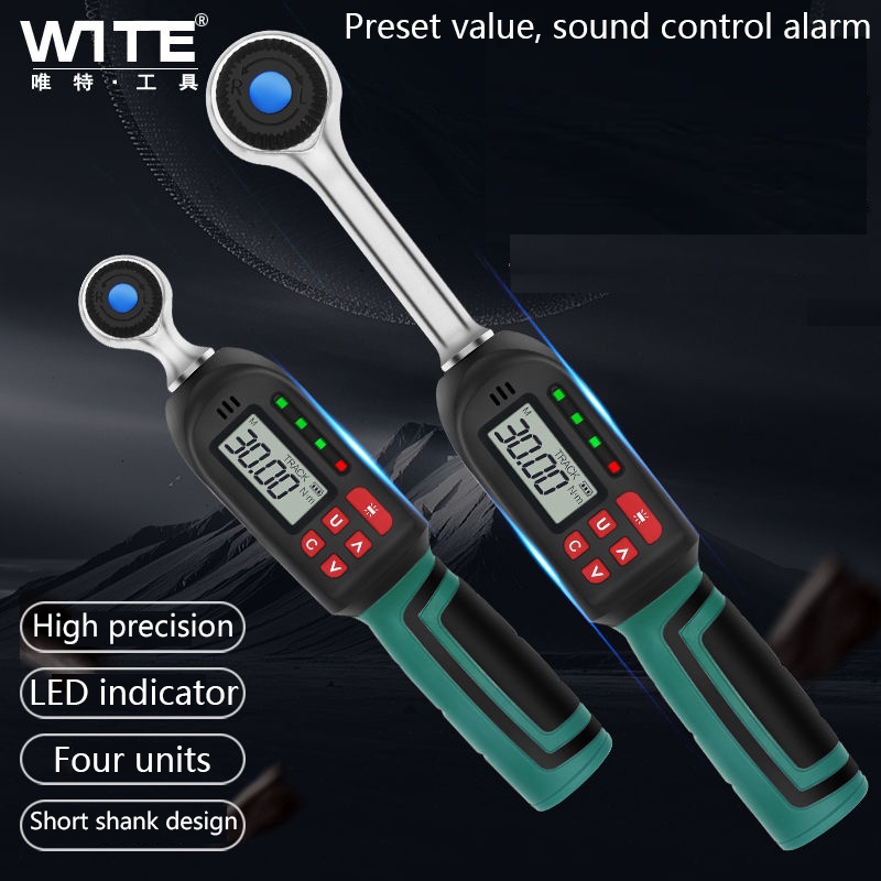 High Accuracy Mini Digital Display Backlight Torque Wrench Ratchet ...