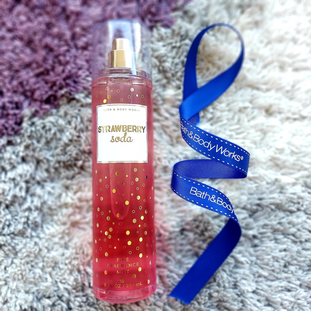 Original Bath & Body Works USA Strawberry Soda Fine Fragrance Mist ...