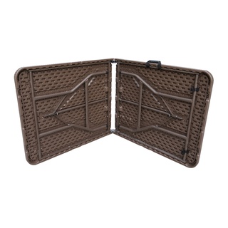 Rattan 6FT Folding in Half Table (Coffee) | Shopee Philippines