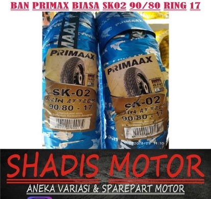 Regular Primaax Tire SK-02 90/80 Ring 17 Tubetype | Shopee Philippines