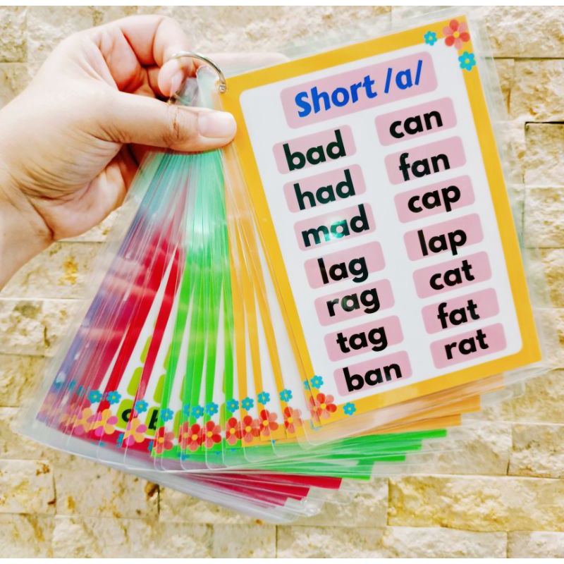 2 letter words and CVC word family vocabulary Cards short vowels long ...