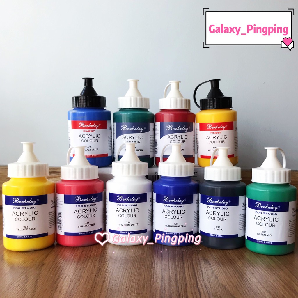 Berkeley Acrylic Paint (250ml) | Shopee Philippines