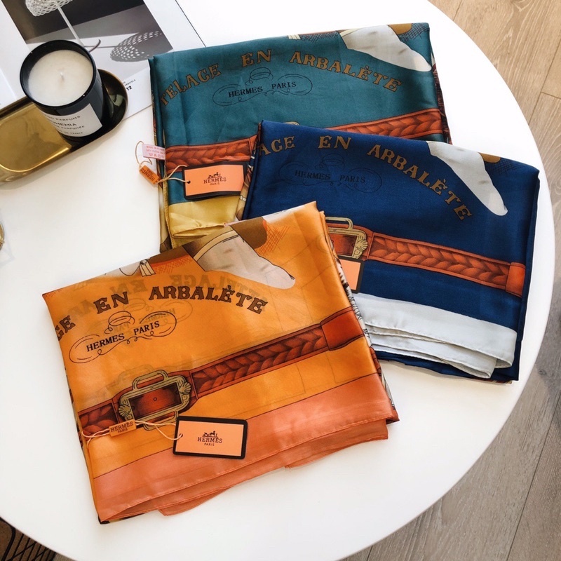 new big-name scarf ladies long fashion all-match silk scarf sunscreen ...